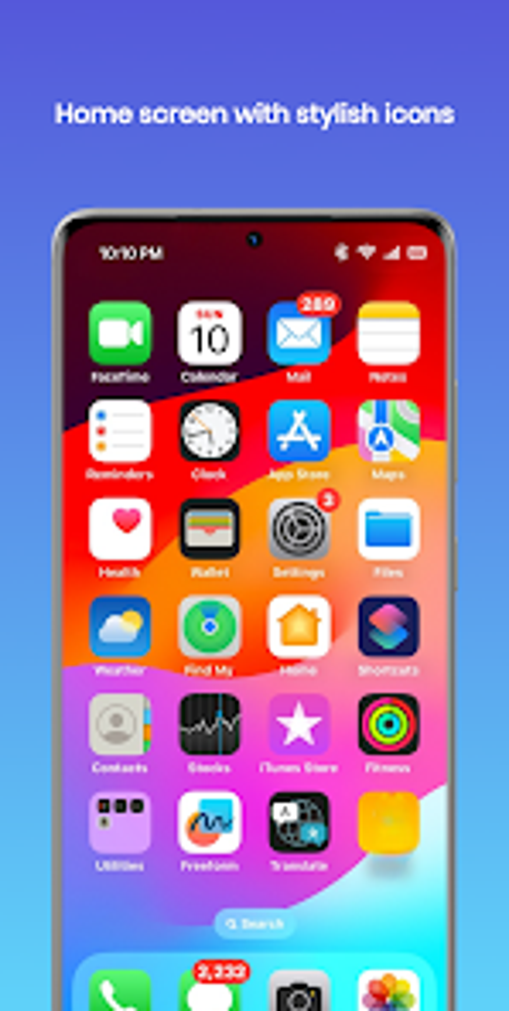 iPhone Launcher para Android - Descargar