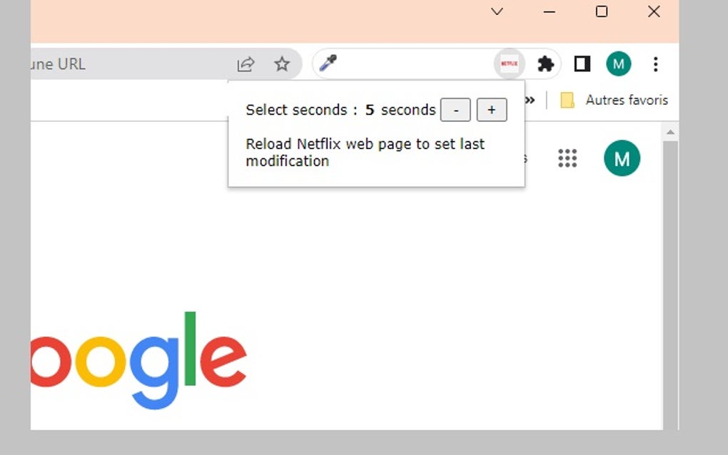 Netflix rewind x seconds for Google Chrome - Extension Download