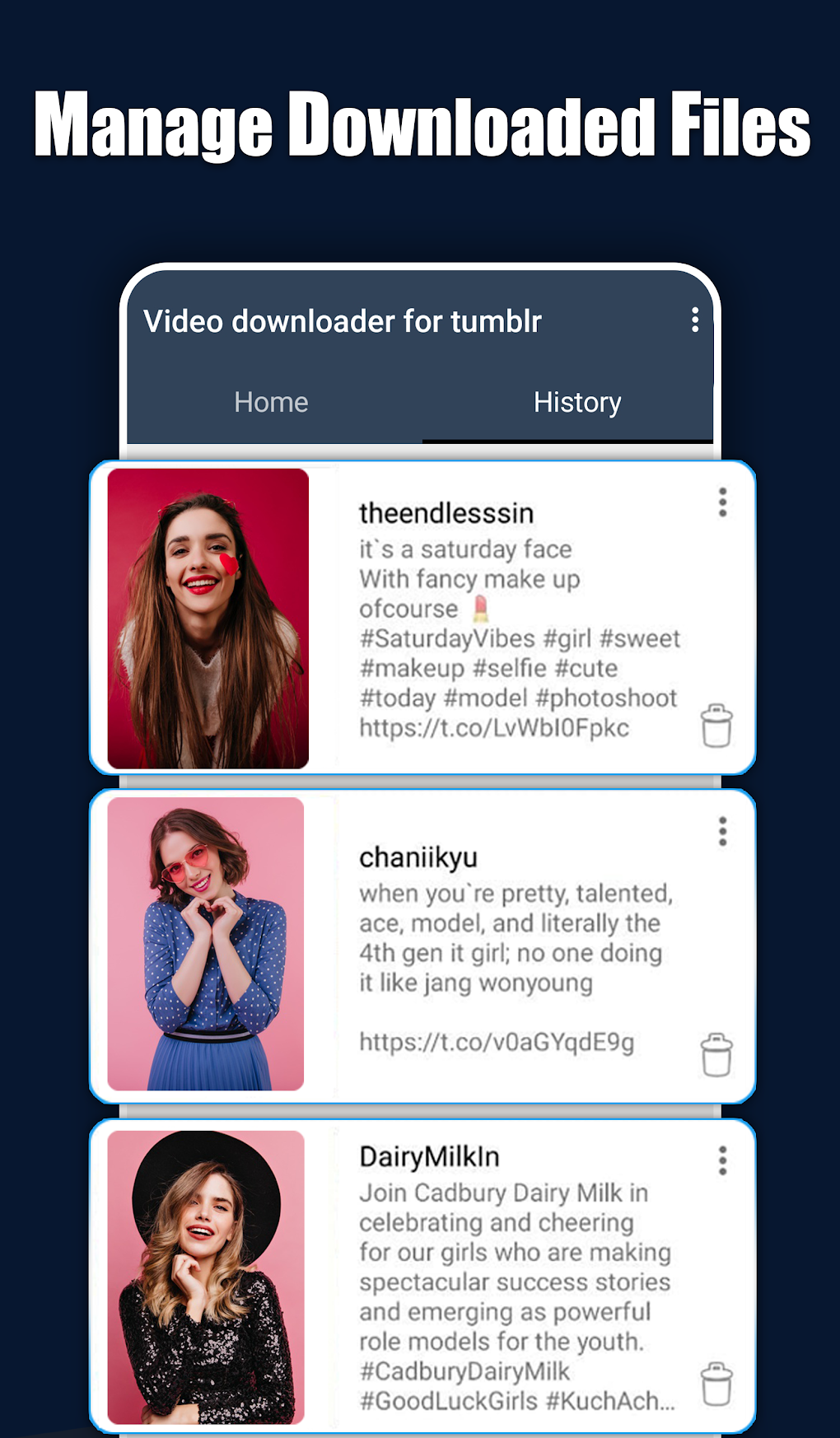 Video Downloader For Tumblr for Android - Download