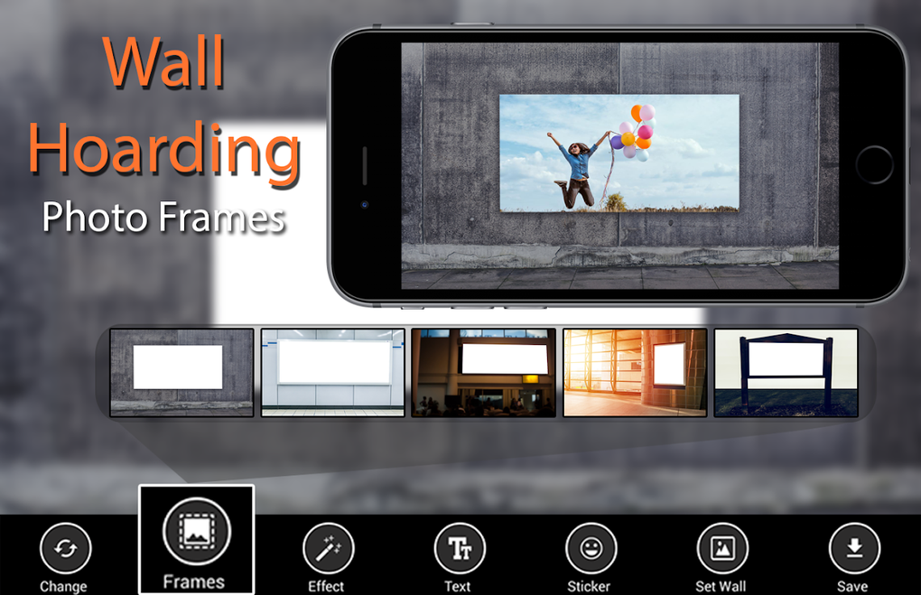 Wall Hoarding Photo Frames - hoarding wall effect for Android - 無料・ダウンロード Wall Hoarding Photo Frames - hoarding wall effect for Android - 無料・ダウンロード