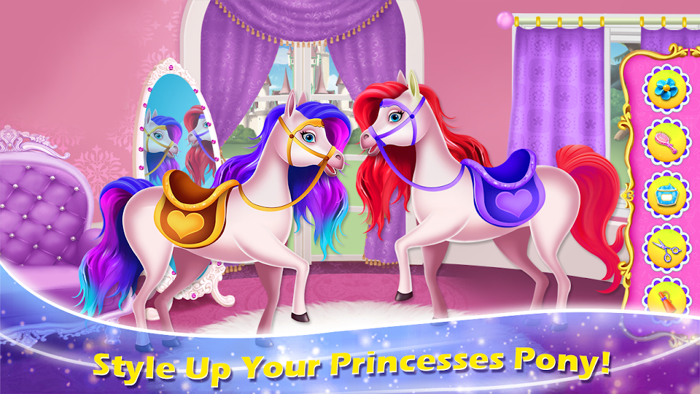 Princess Pony Horse Caring - Magical Beauty Salon for Android - Download