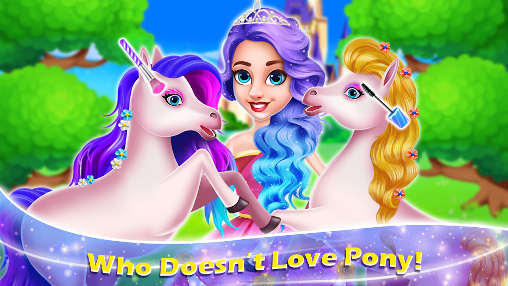 Princess Pony Horse Caring - Magical Beauty Salon for Android - Download