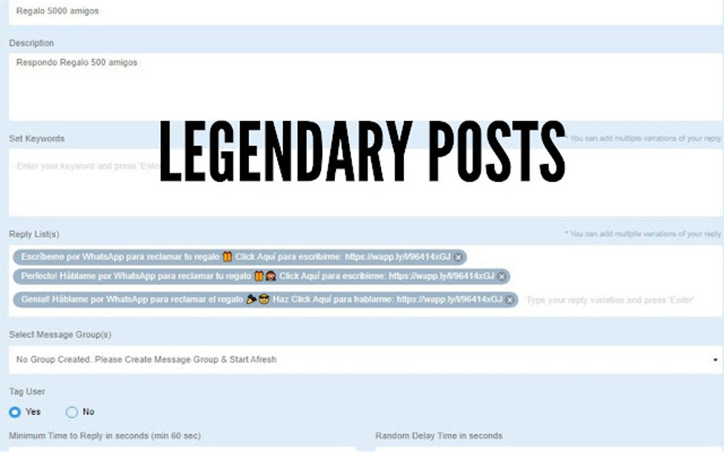 Legendary Posts para Google Chrome - Extensión Descargar