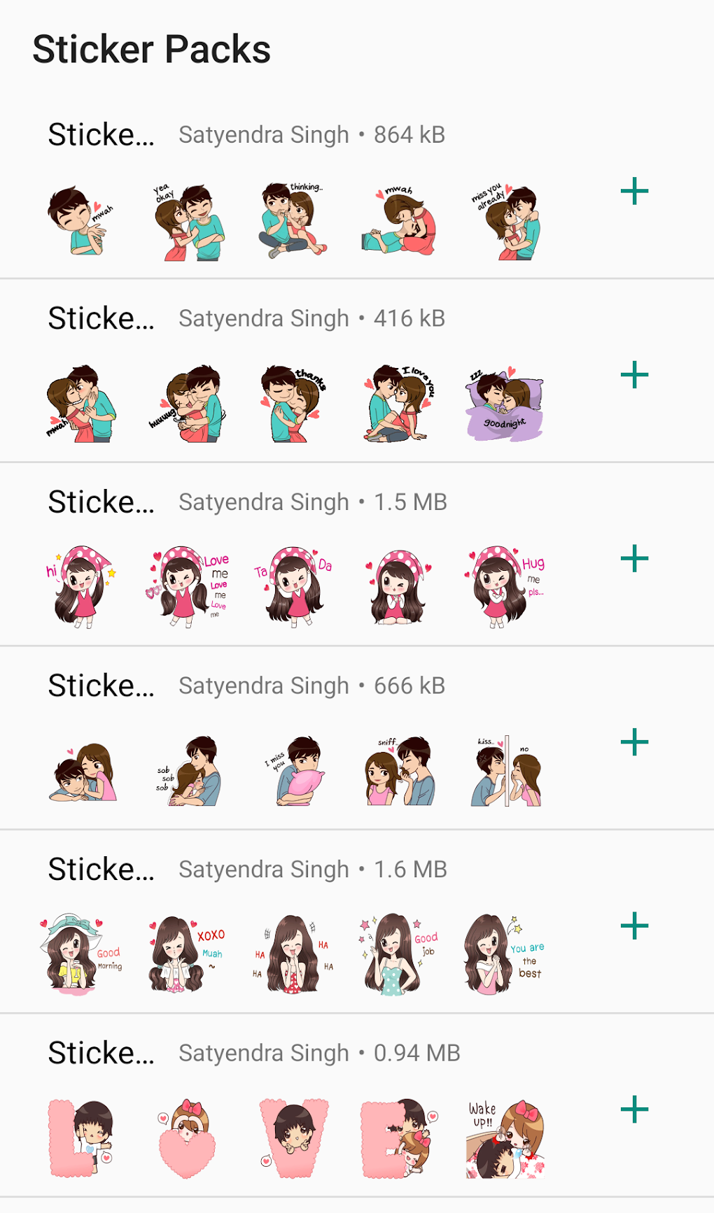 Love Stickers for Whatsapp for Android - Download