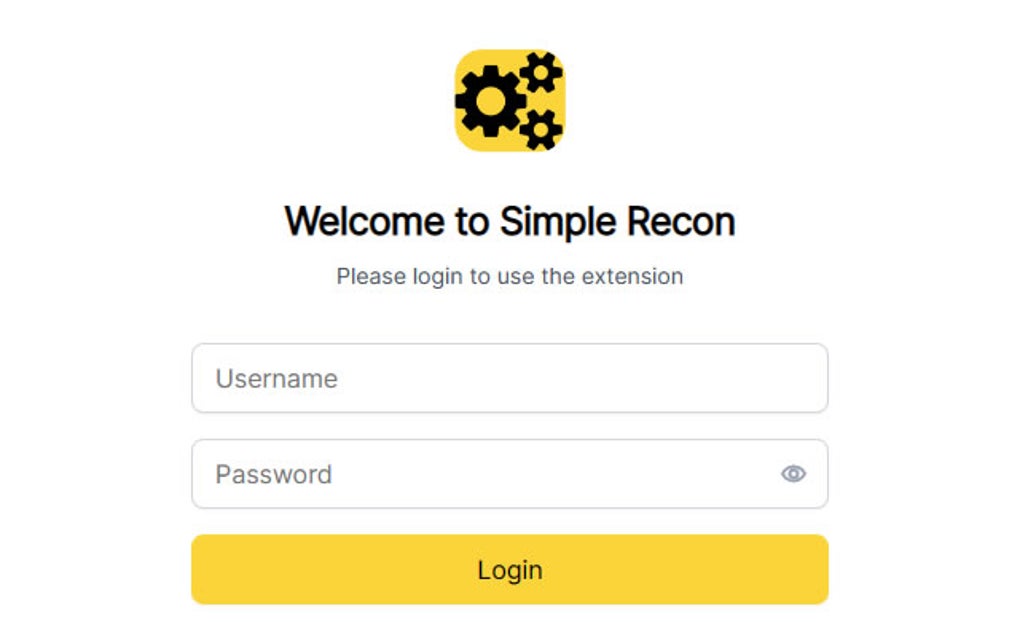 Simple Recon Link for Google Chrome - Extension Download