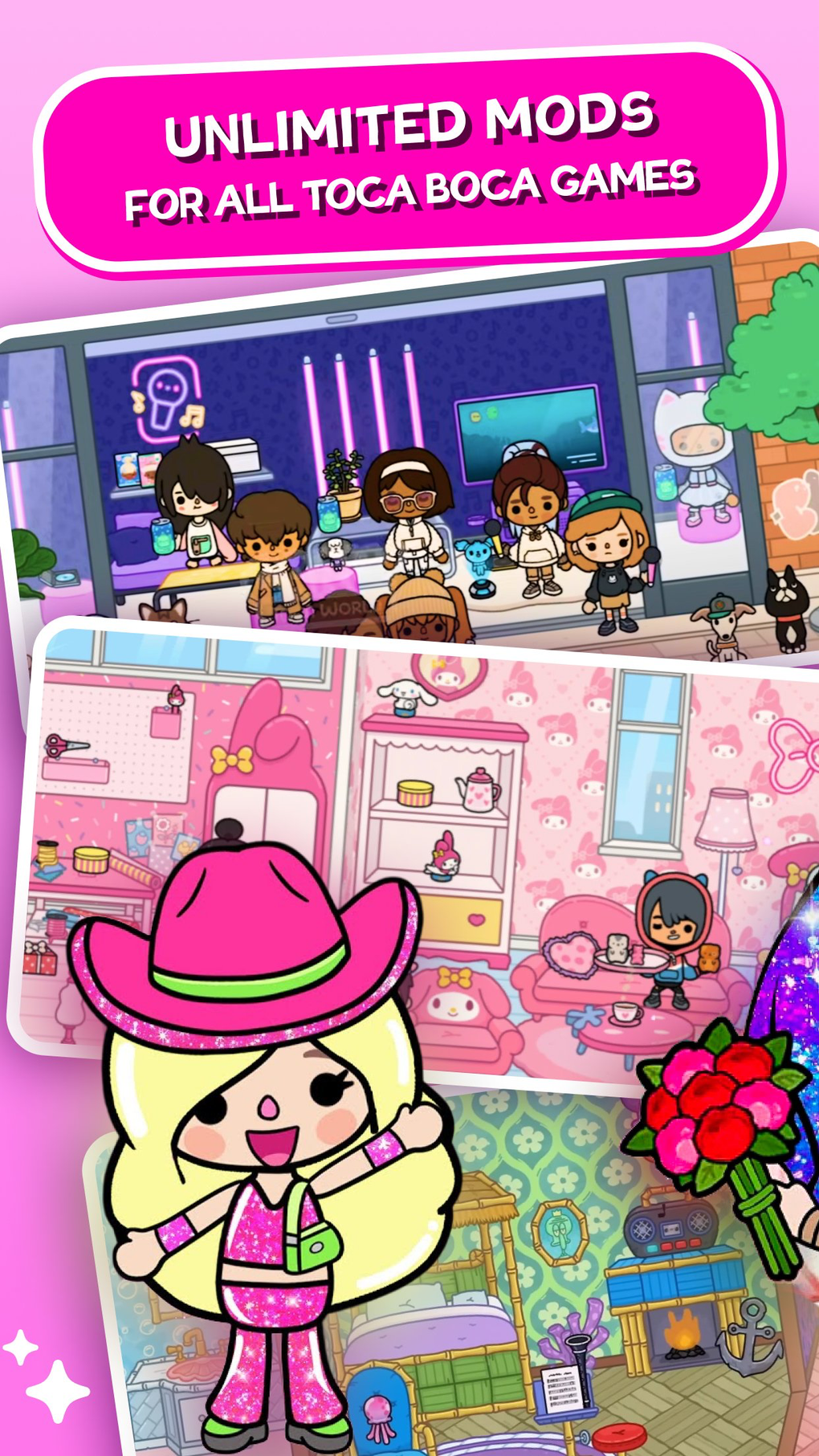 iPhone için Mods Skins for Toca World. - İndir
