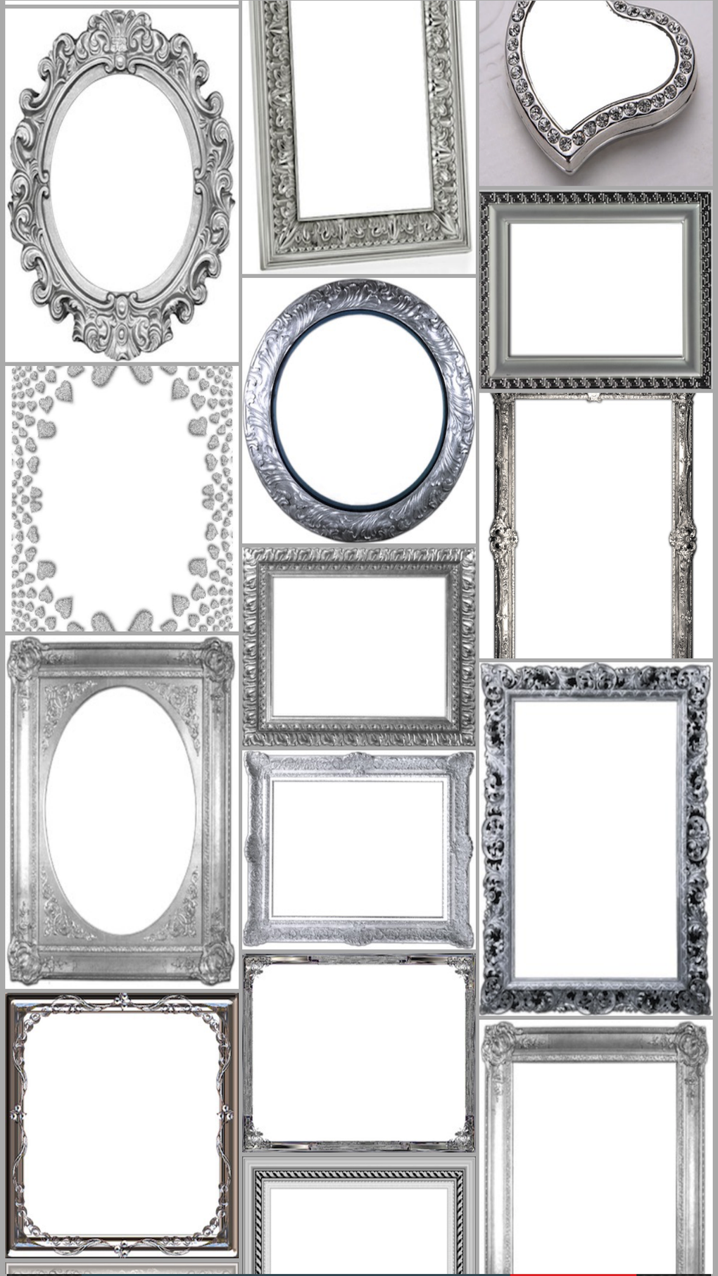 Silver Photo Frames Photo Funia Picture Effects for iPhone - Download