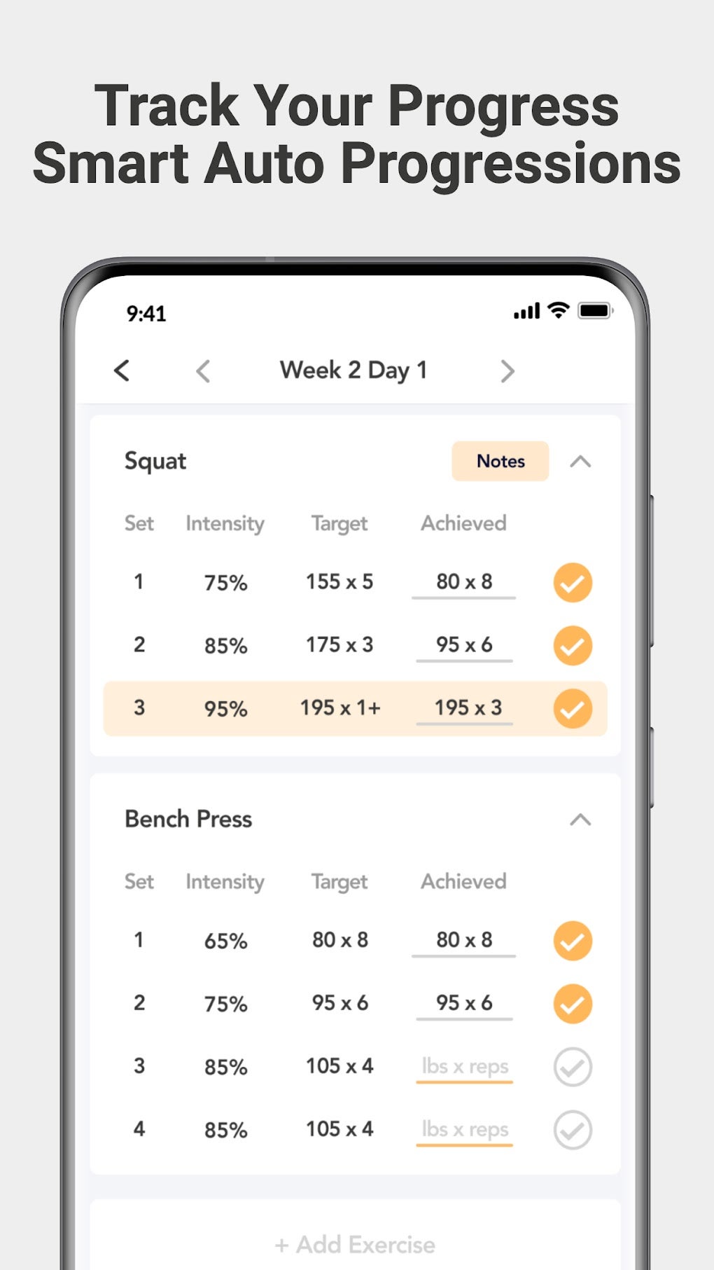 Boostcamp: Workout Plans Log pour Android - Télécharger