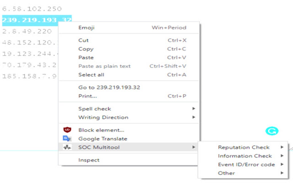 SOC Multi-tool per Google Chrome - Estensione Download