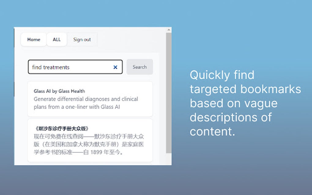 Ask Your Bookmarks for Google Chrome - Extension Download