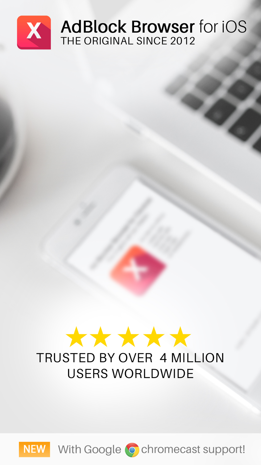 AdBlock Browser for Chromecast para iPhone - Descargar