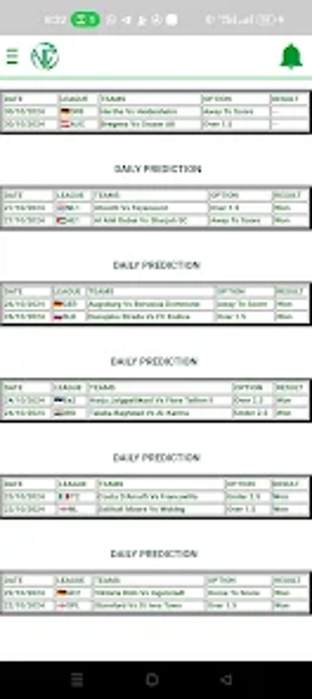 Victory Correct Scores for Android - Download