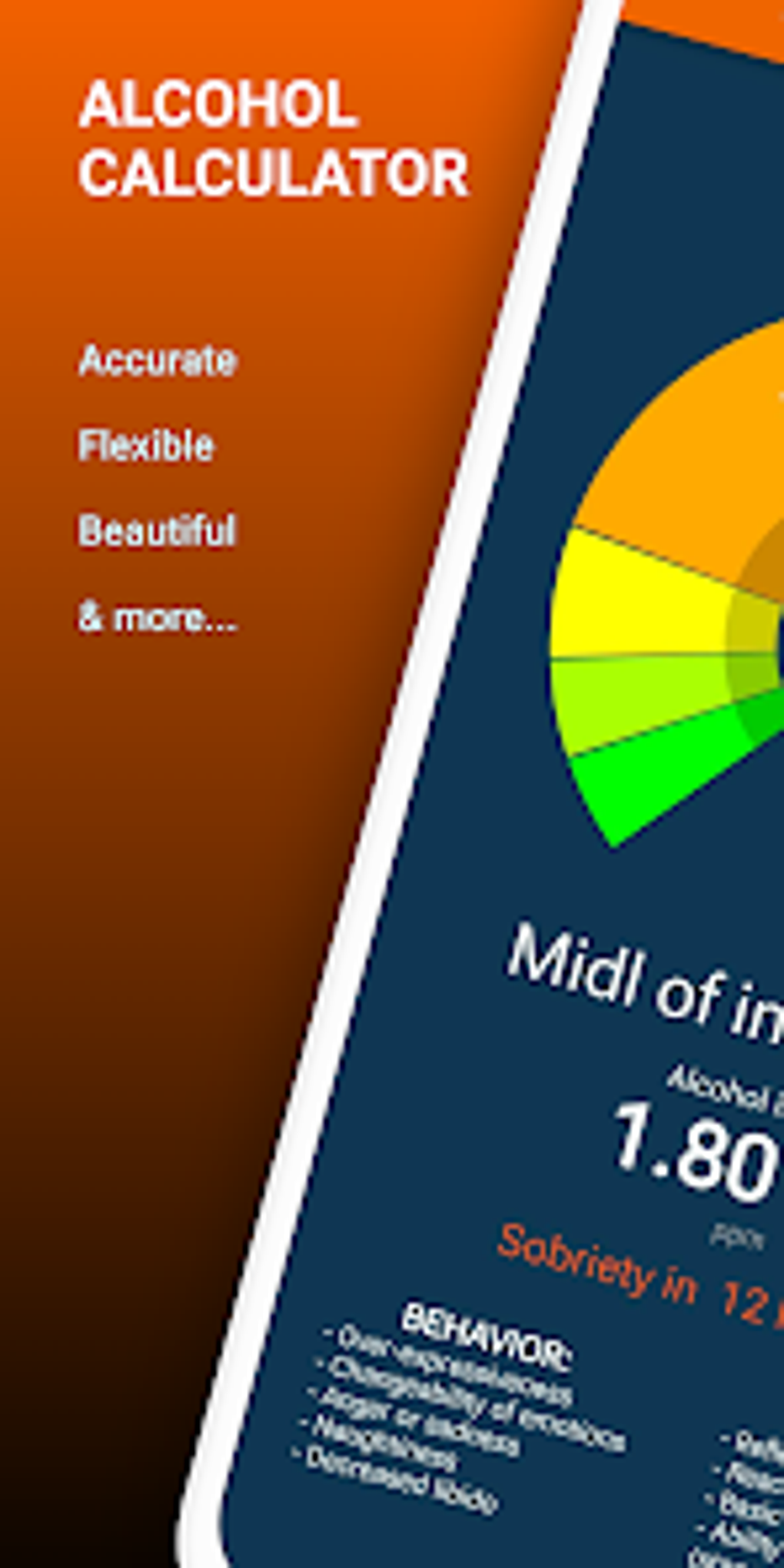 Alcohol calculator pour Android - Télécharger