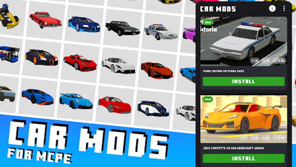 Car Mods for Minecraft MCPE para Android - Descargar