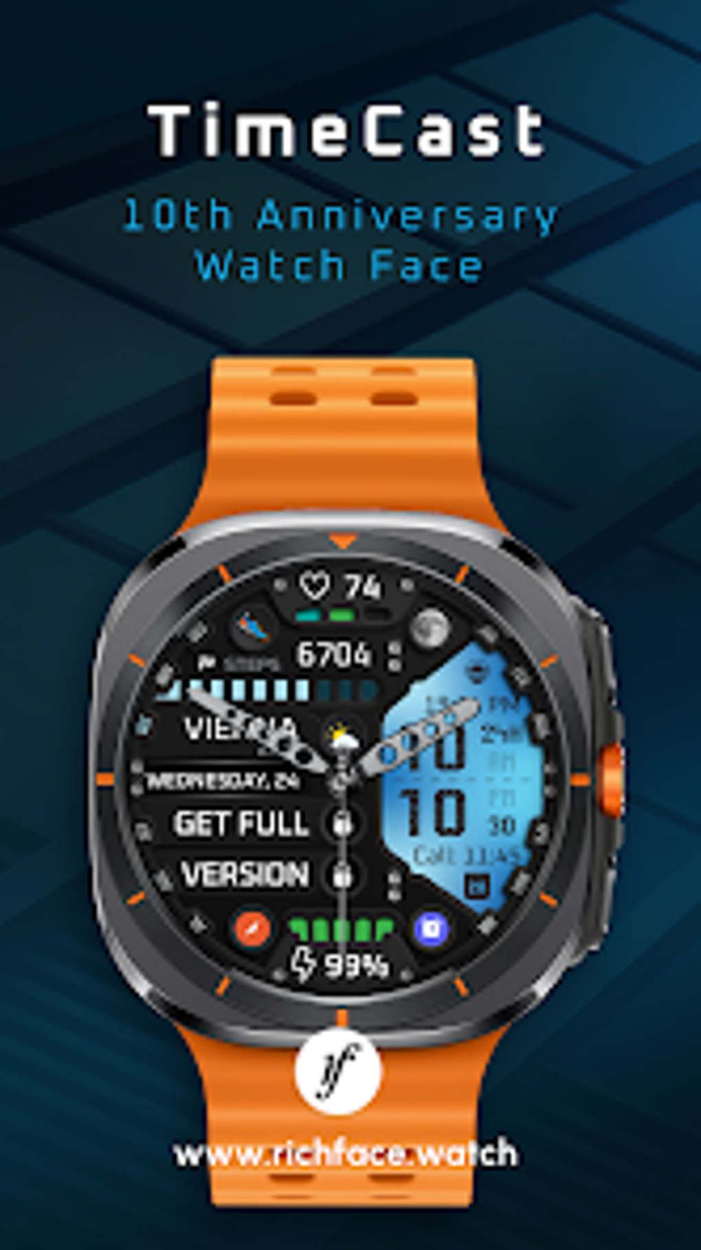 TimeCast Watch Face Lite para Android - Descargar