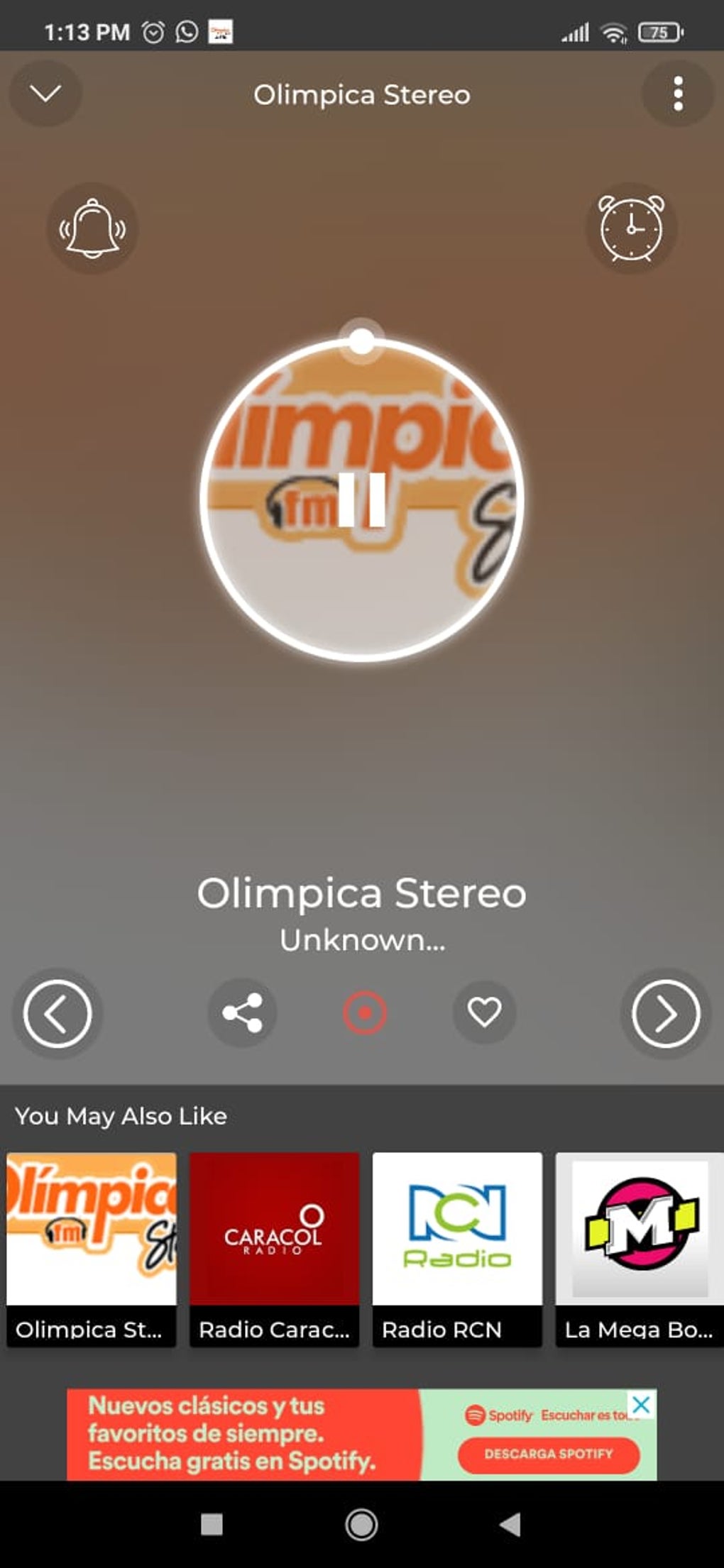 Olímpica Stereo En Vivo para Android - Descargar