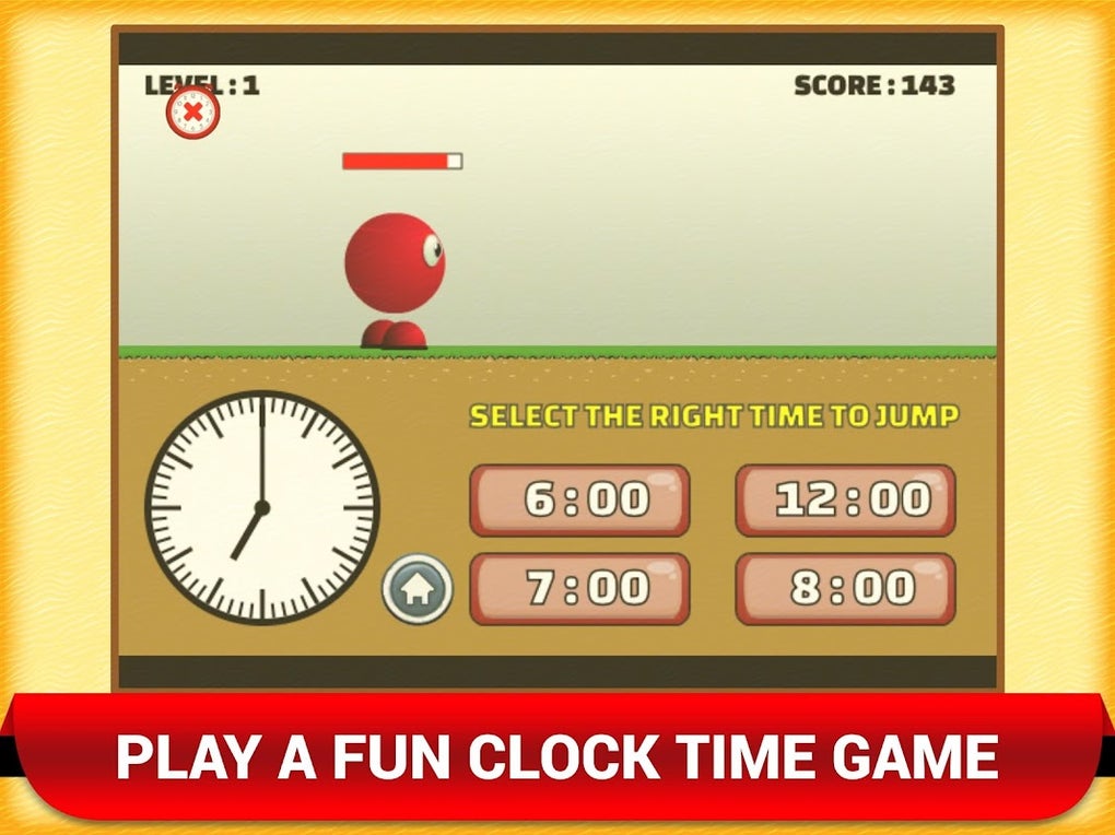 Math Telling Time Clock Game Kids Learning APK Para Android Download