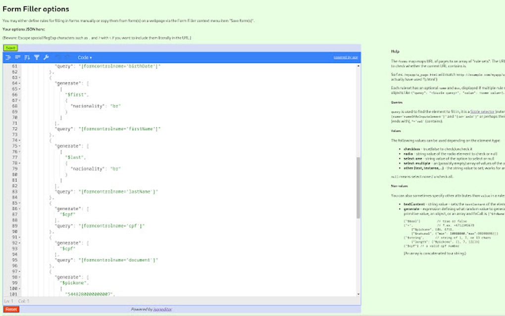 Form Filler for Testers for Google Chrome - Extension Download