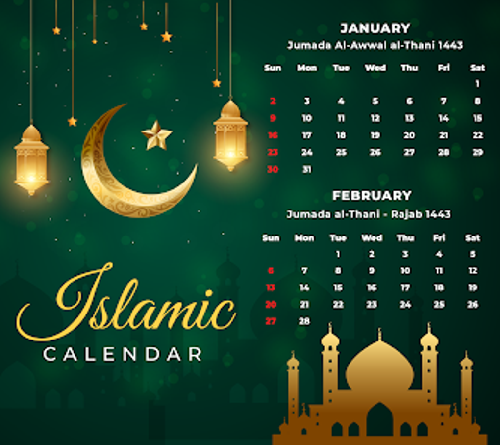 Islamic Hijri calendar สำหรับ Android - ดาวน์โหลด