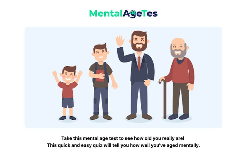 Mental Age Test - Check Your Mental Age Official Quiz 2024 for Google ...