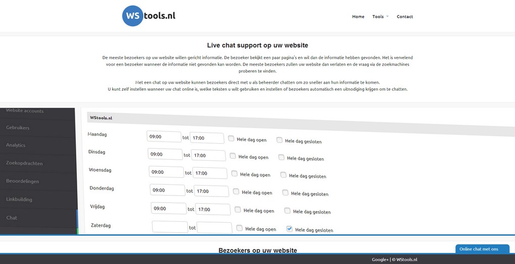 Plugin Name: WStools.nl 8211 Chat para WordPress - Descargar