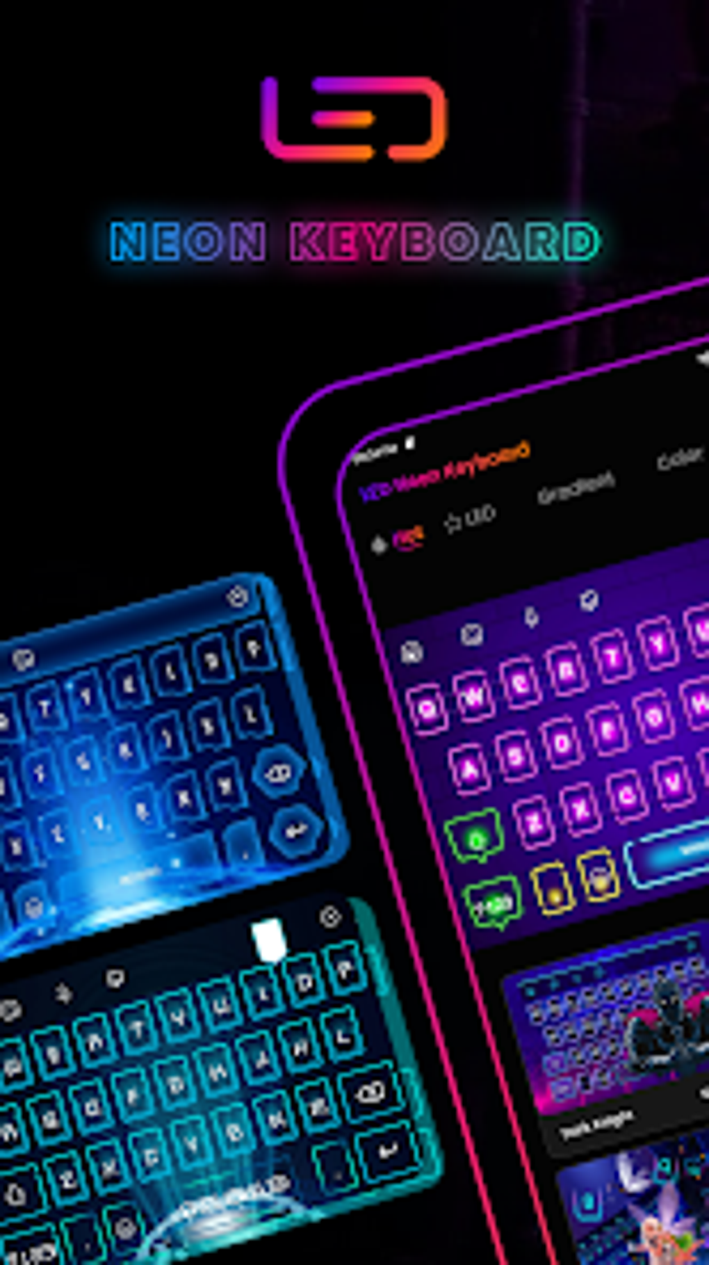 Android için LED Keyboard: Emoji Fonts - İndir