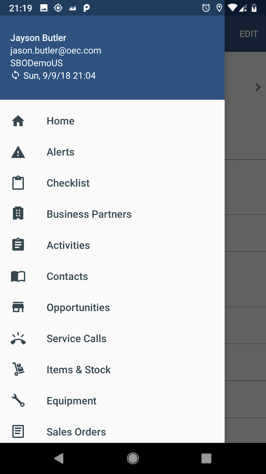 SAP Field Service Management para Android - Descargar