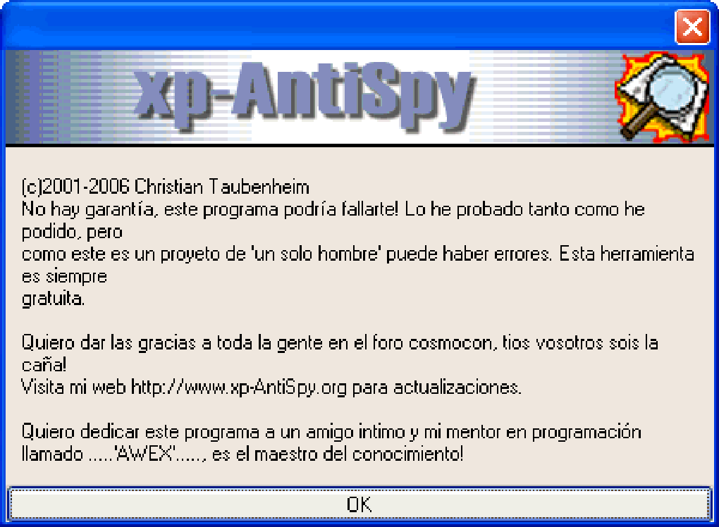 XP-AntiSpy - Descargar