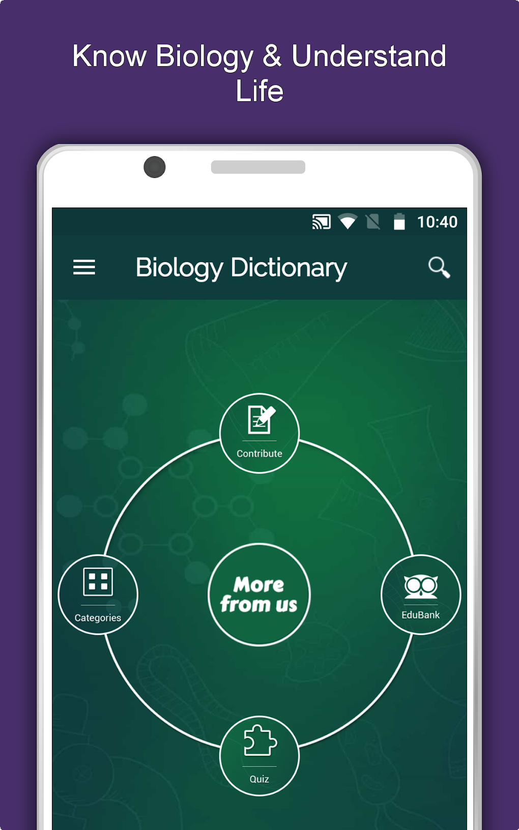 Android 용 Biology Dictionary Offline Learn Basics APK - 다운로드