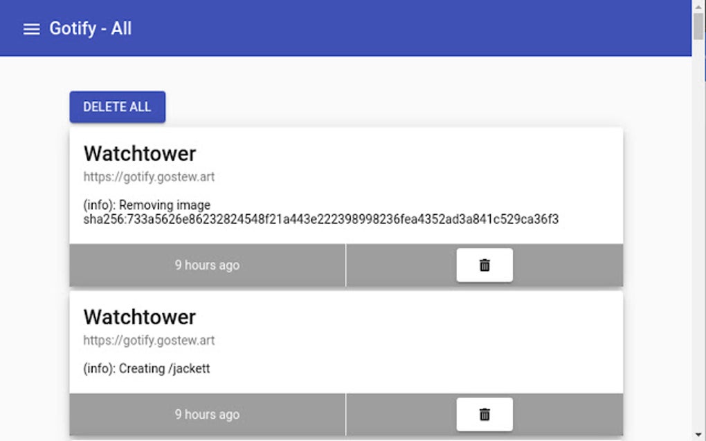Gotify para Google Chrome - Extensión Descargar