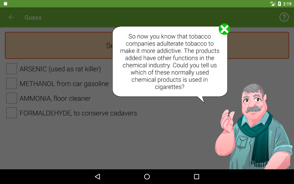 Stop Tobacco Mobile Trainer. Quit Smoking App for Android - Download Stop Tobacco Mobile Trainer. Quit Smoking App for Android - Download