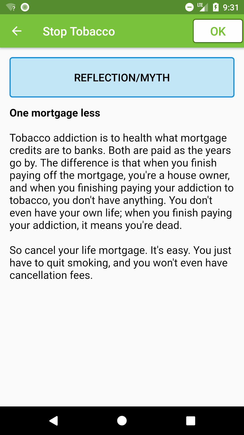 Stop Tobacco Mobile Trainer. Quit Smoking App para Android - Descargar Stop Tobacco Mobile Trainer. Quit Smoking App para Android - Descargar