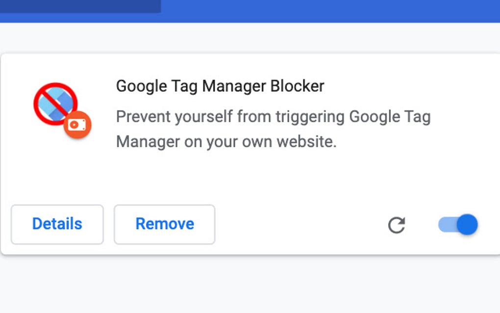 Google Tag Manager Blocker Google Chrome 용 - 확장 프로그램 다운로드