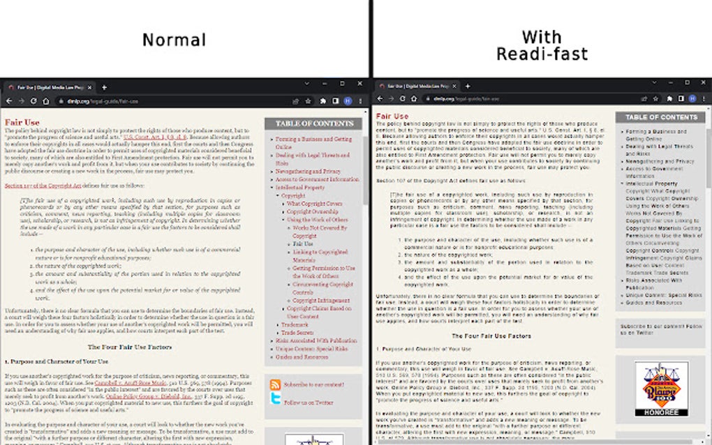 Readi-fast for Google Chrome - Extension Download