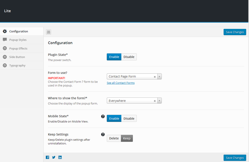 WordPress 용 Slick Popup: Contact Form 7 Popup Plugin - 다운로드