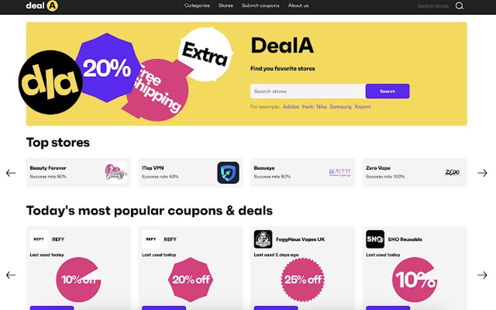 DealA Extension for Google Chrome - Extension Download