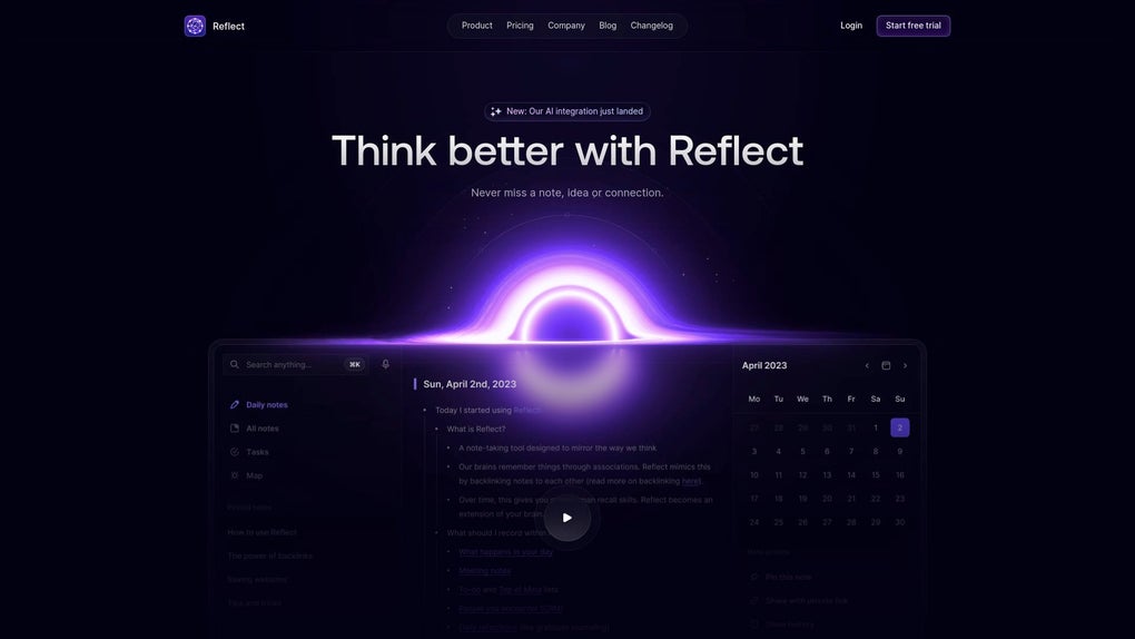 Reflect AI for AI Text summarizer: review, features & use cases