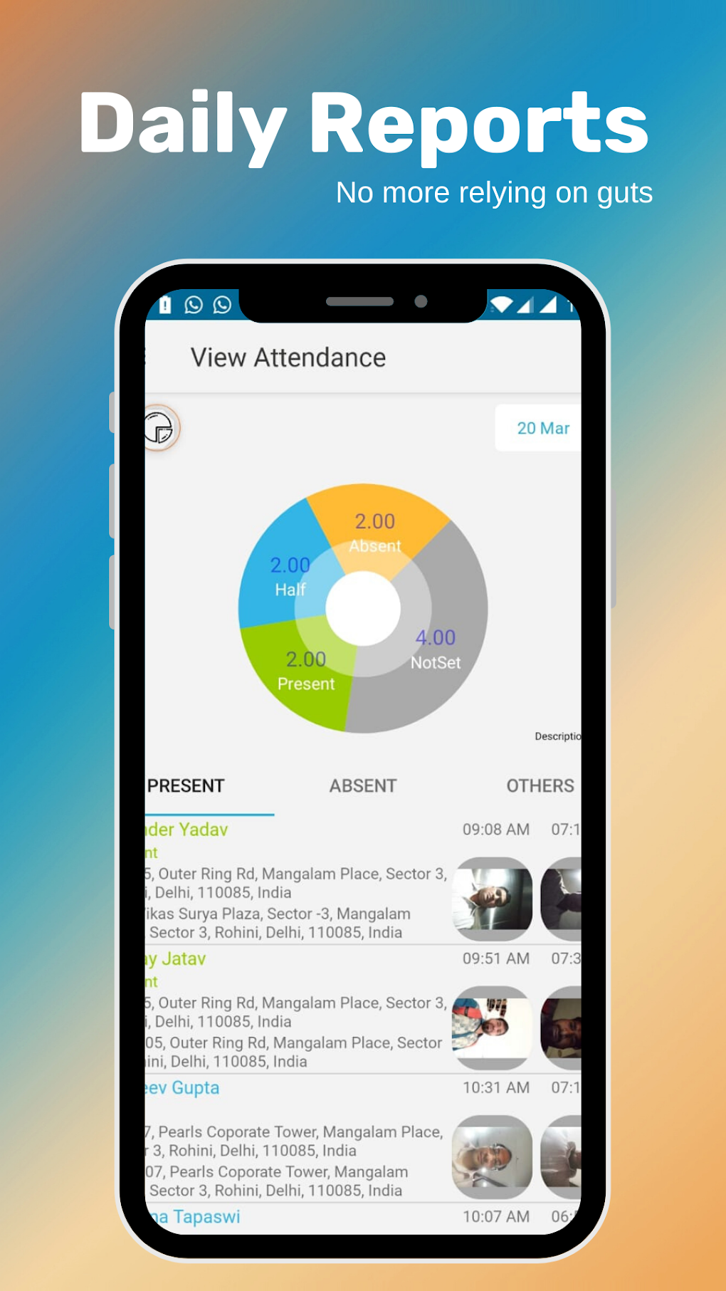 Staff GPS Attendance Salary for Android - Download