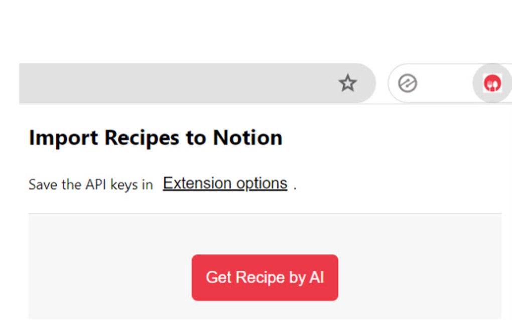 Import Recipes to Notion para Google Chrome - Extensión Descargar