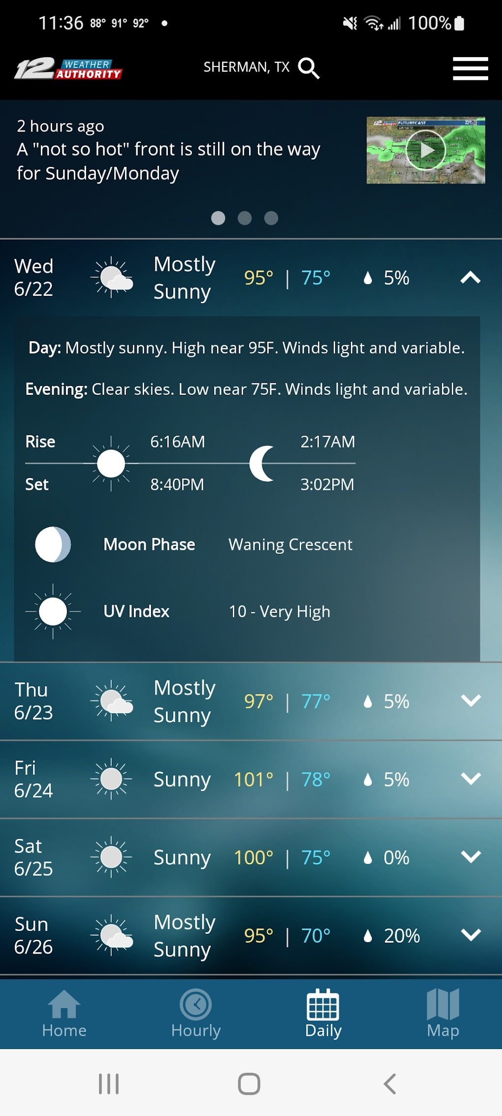 KXII Weather Authority App for Android - Download