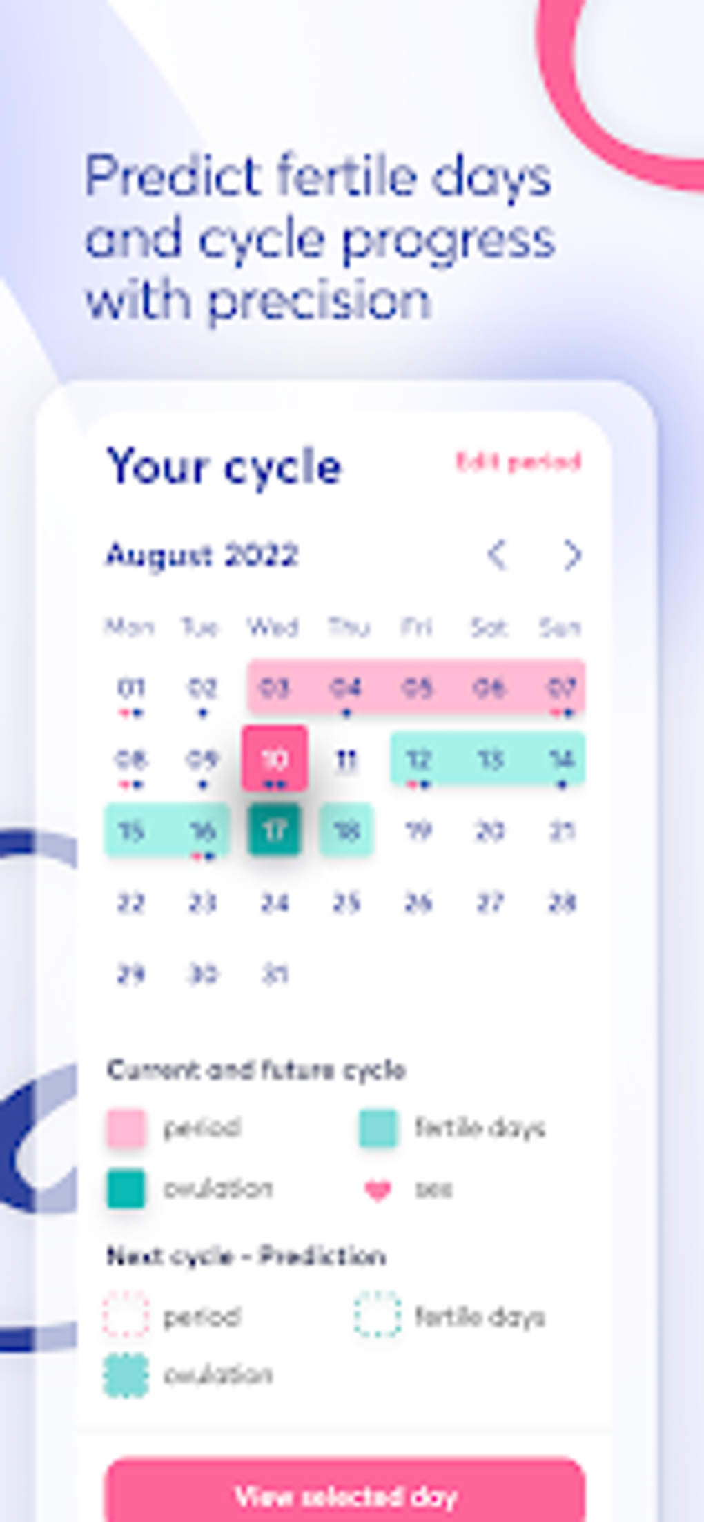 iYoni - Fertility Tracker for Android - Download