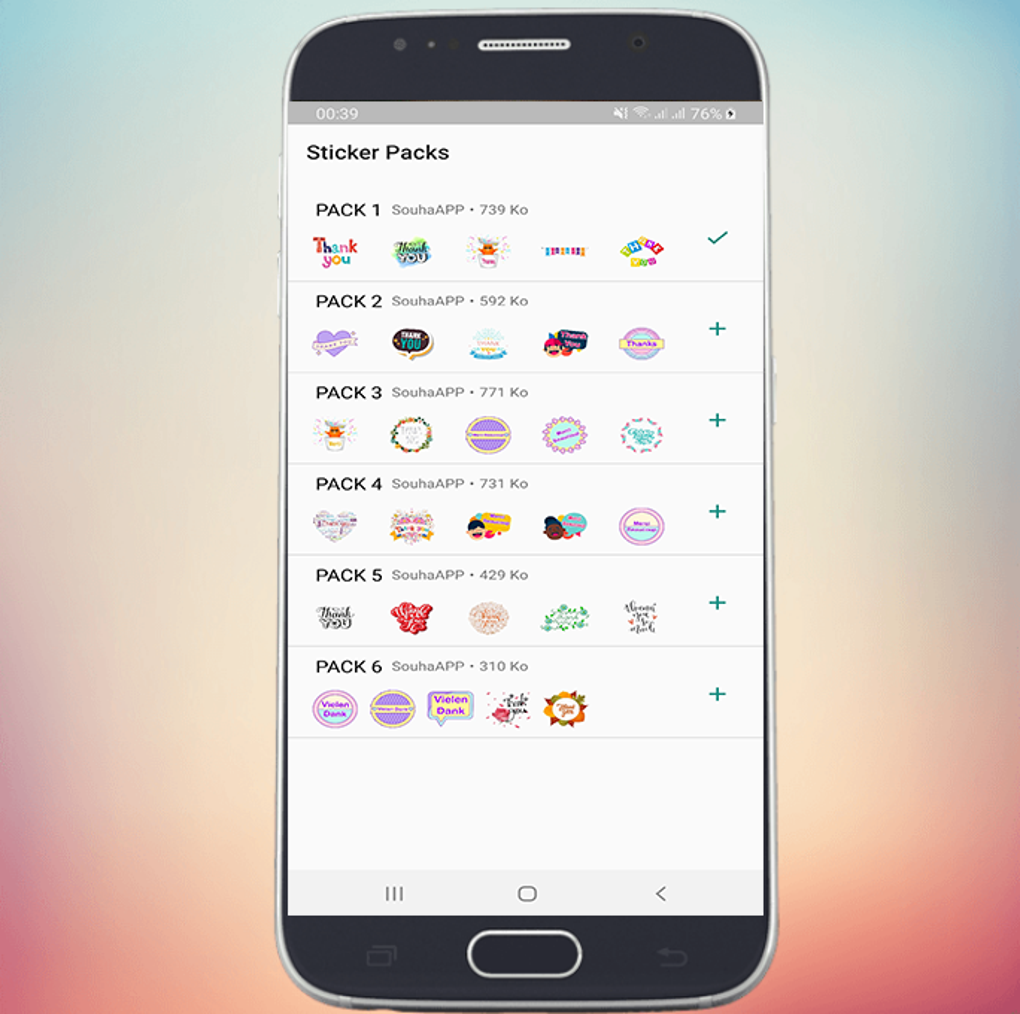 Thank You Stickers APK para Android - Descargar