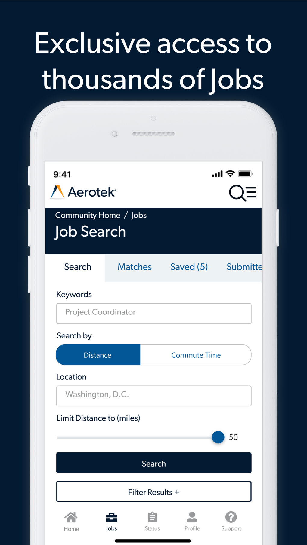 Aerotek Jobs Career Mngmt para iPhone - Download