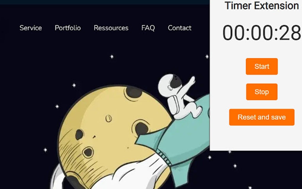 Timer Extension para Google Chrome - Extensión Descargar