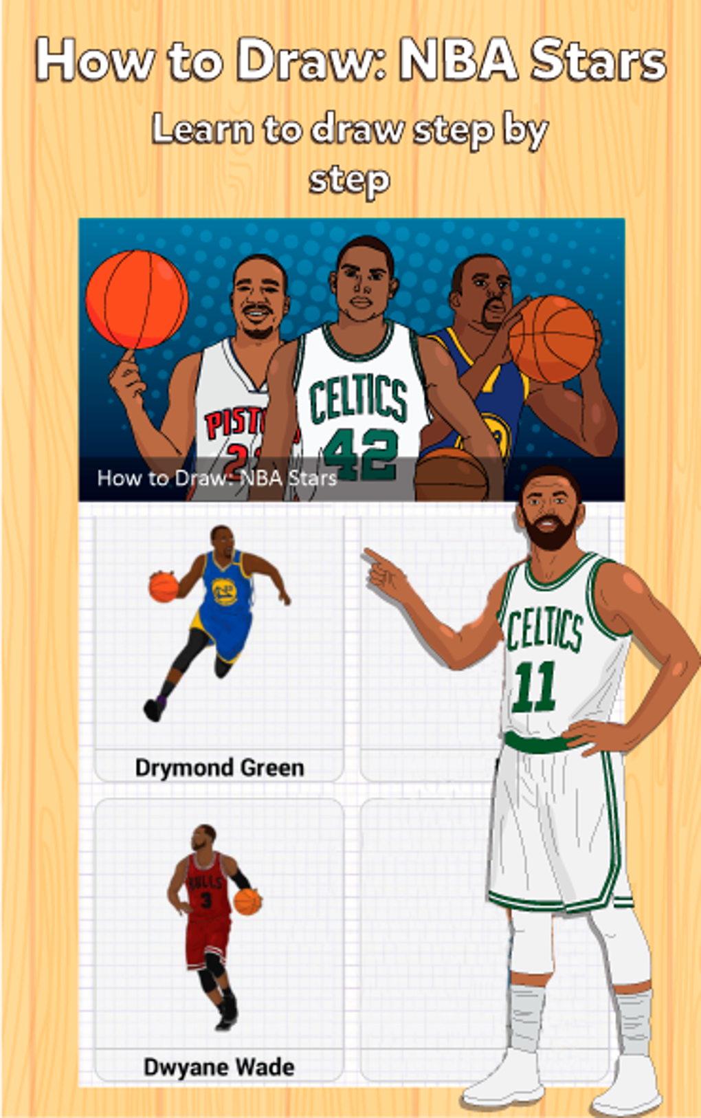 Color Or Draw Professional US Basketball Players APK for Android - Download