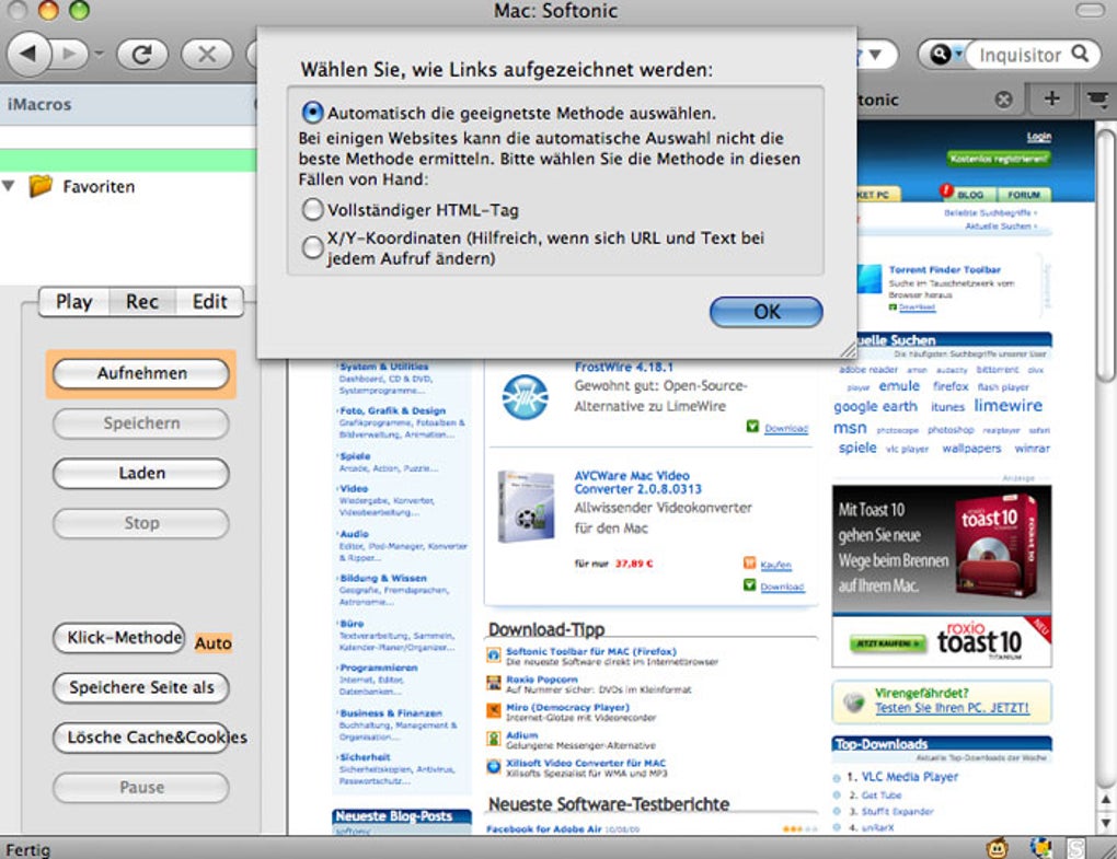 iMacros (Mac) - Download