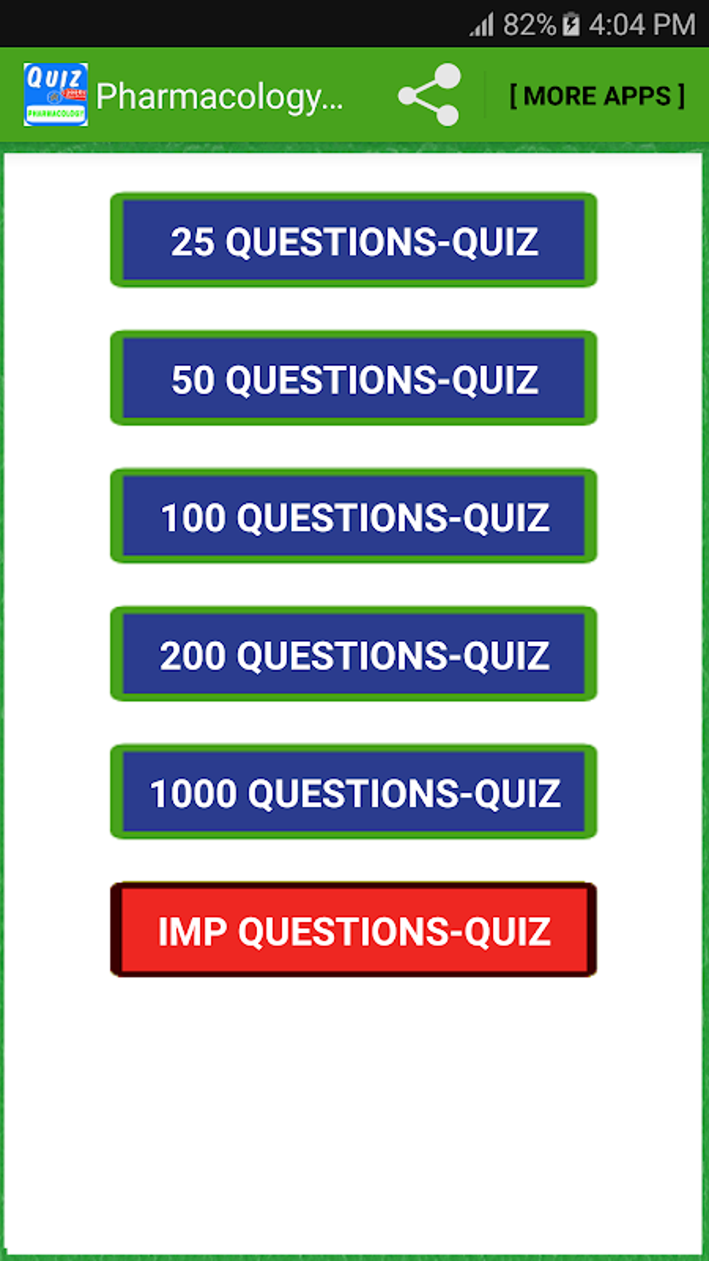 Pharmacology Quiz APK para Android - Descargar