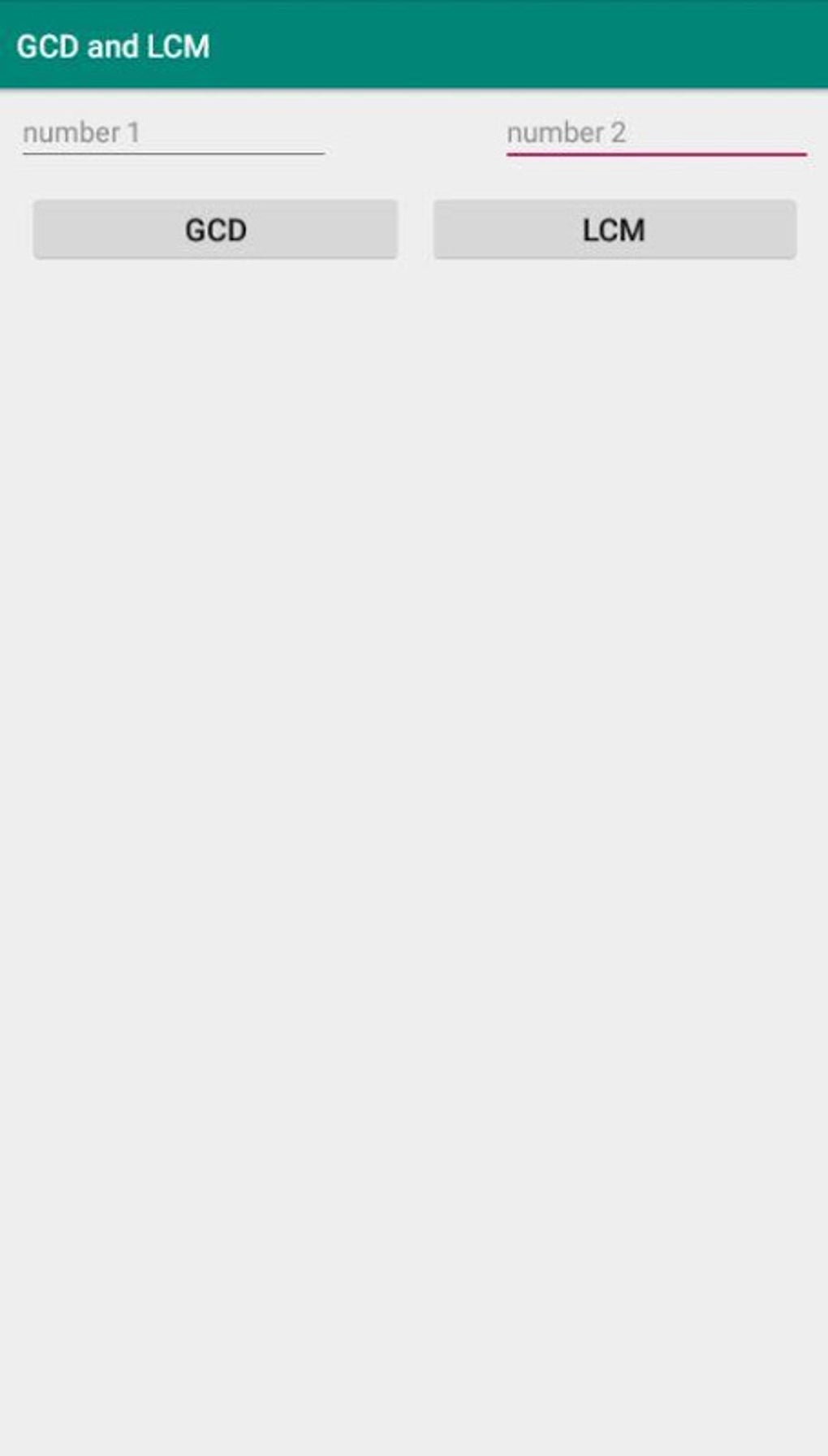 Android 용 Search GCD and LCM with a solution APK - 다운로드