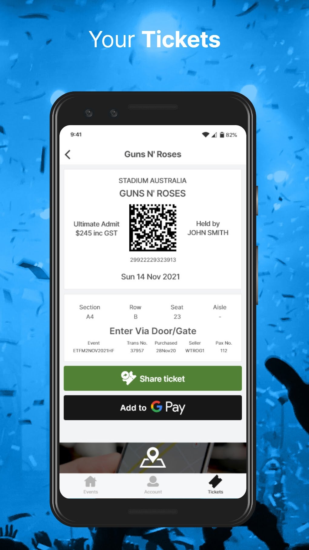 Ticketek AU for Android - 無料・ダウンロード