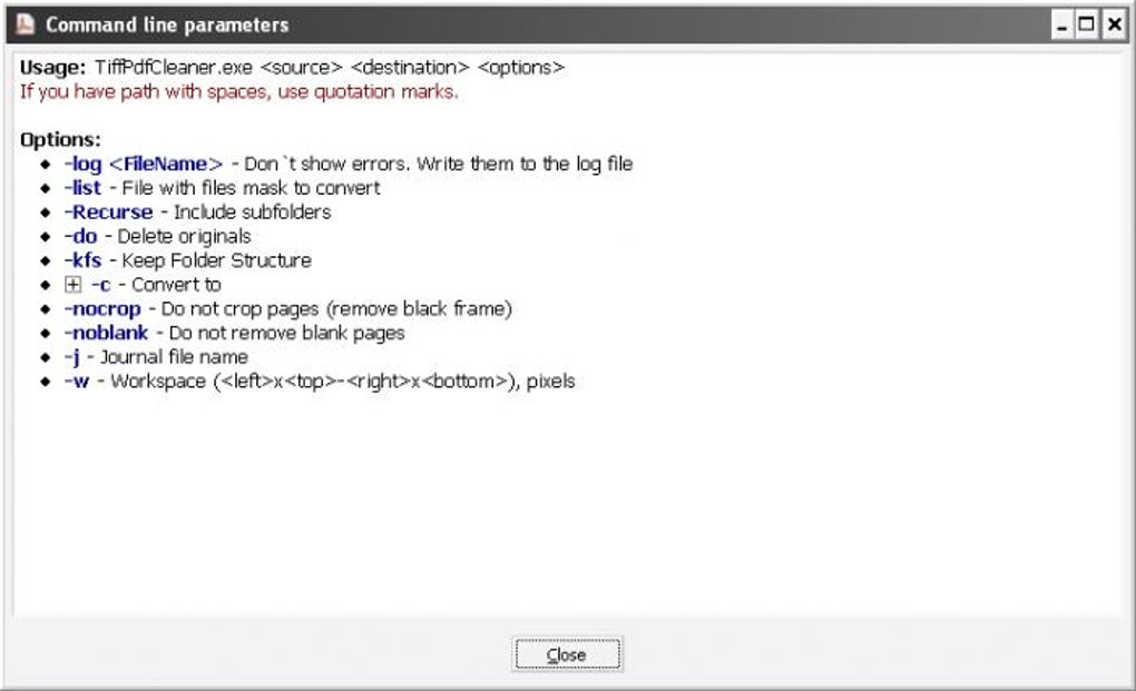 Tiff Pdf Cleaner - Télécharger